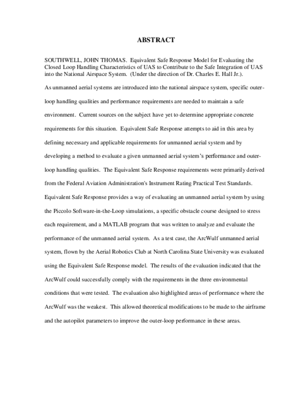 (PDF) Equivalent Safe Response Model for Evaluating the Closed Loop ...