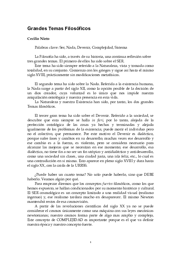 (PDF) Grandes Temas Filosóficos