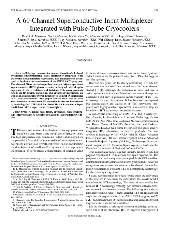 (PDF) A 60-channel superconductive input multiplexer integrated with ...