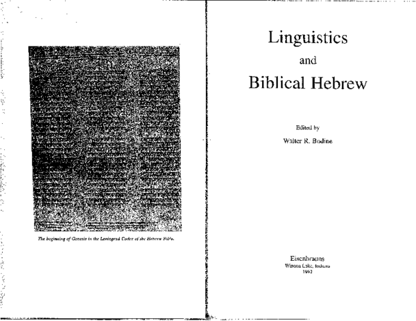 (PDF) 1992 Historical Phonology and the Hebrew Piel