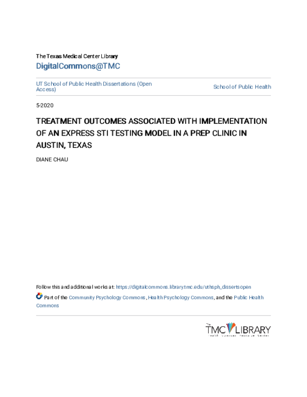 (PDF) Treatment Outcomes Associated with Implementation of an Express ...