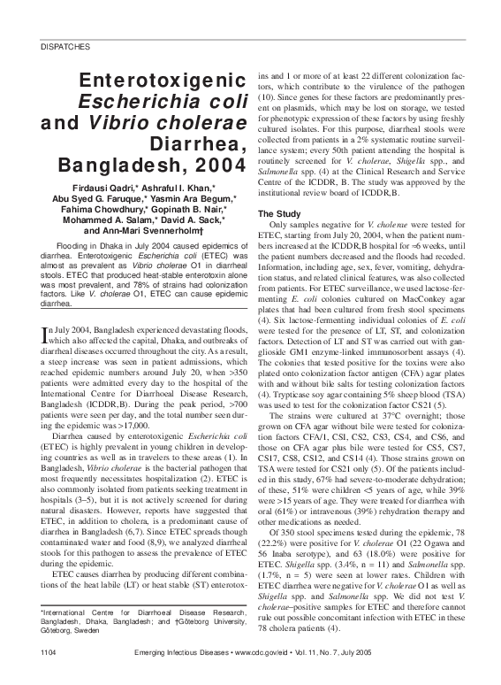 (PDF) Escherichia coli