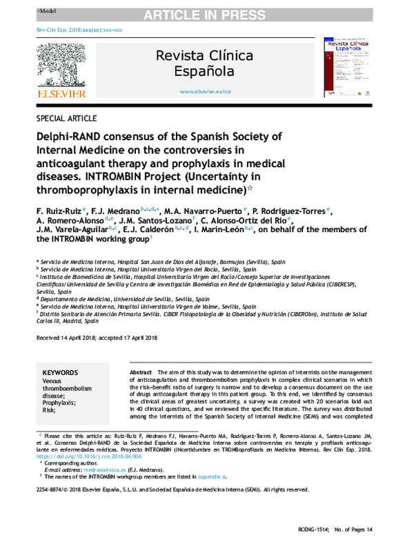 (PDF) Delphi-RAND consensus of the Spanish Society of Internal Medicine ...