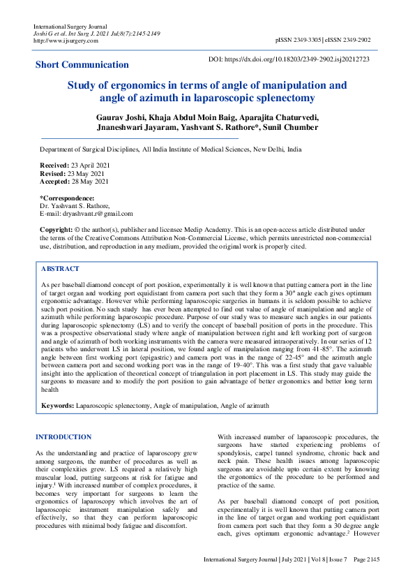 (PDF) Study of ergonomics in terms of angle of manipulation and angle ...
