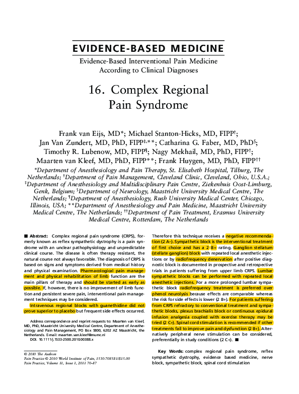 (PDF) EVIDENCE-BASED MEDICINE Evidence-based Interventional Pain ...