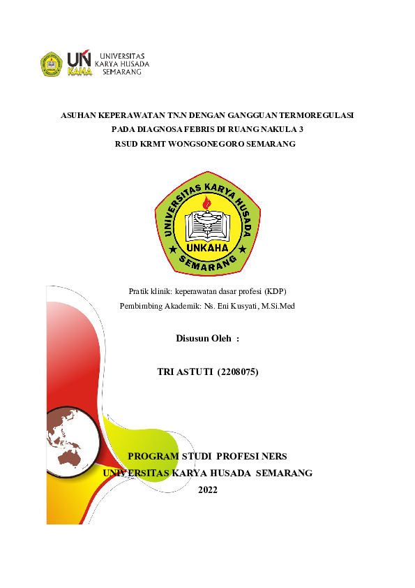 (DOC) ASUHAN KEPERAWATAN FEBRIS