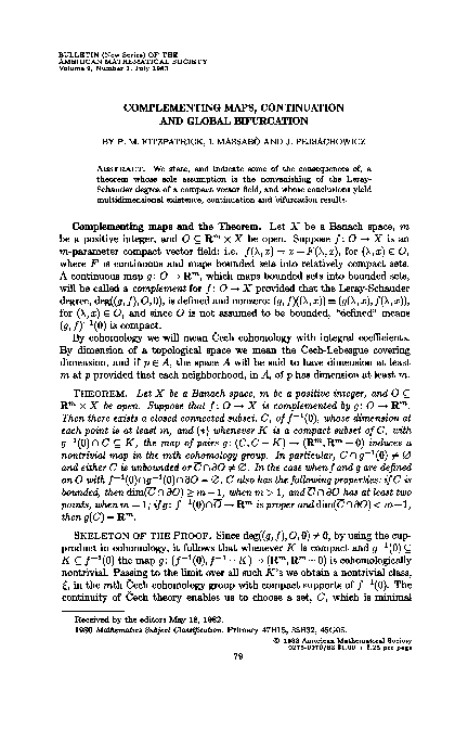 (PDF) Complementing maps, continuation and global bifurcation | Ivar ... (PDF) Complementing maps, continuation and global bifurcation | Ivar ...
