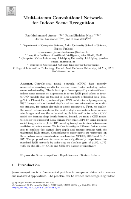 (PDF) Multi-stream Convolutional Networks for Indoor Scene Recognition