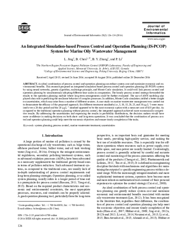 (PDF) An Integrated Simulation-based Process Control and Operation ...