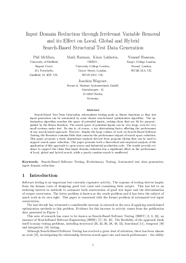 Pdf Input Domain Reduction Through Irrelevant Variable Removal And 3564