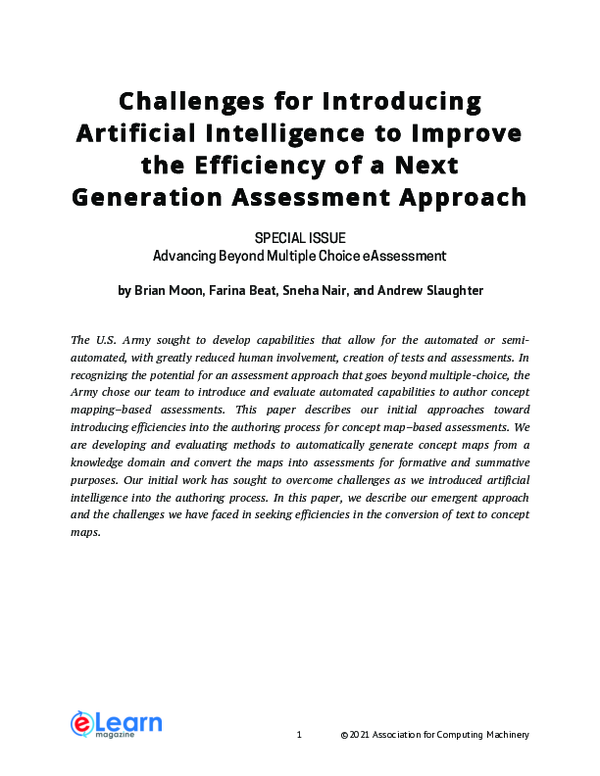 (PDF) Challenges for introducing artificial intelligence to improve the efficiency of a next ...