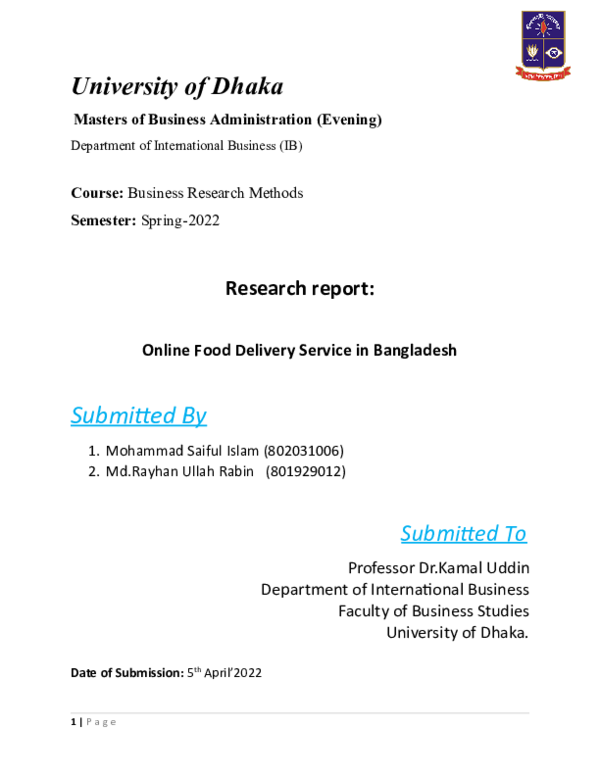 (DOC) Research Report
