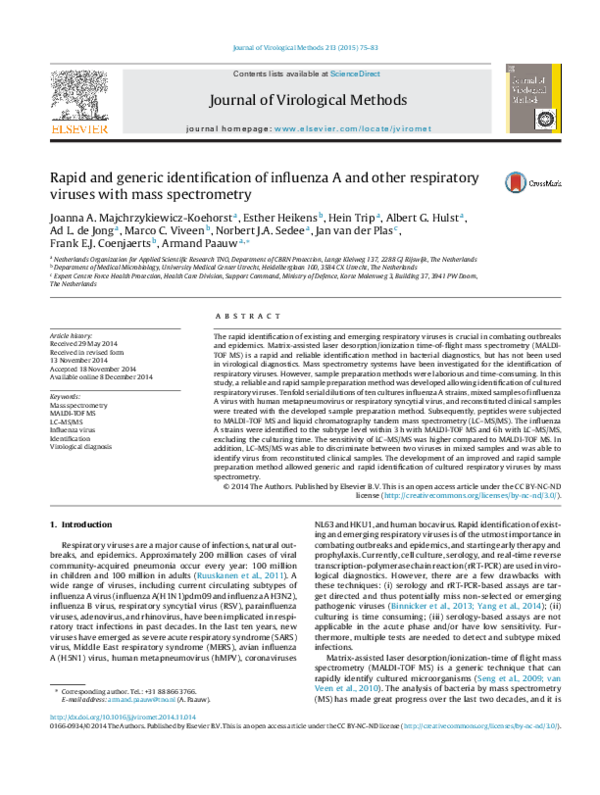 (PDF) Rapid and generic identification of influenza A and other ...