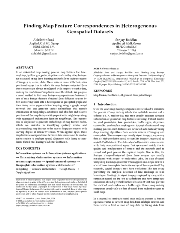 (PDF) Finding map feature correspondences in heterogeneous geospatial datasets | Abhilshit Soni ...