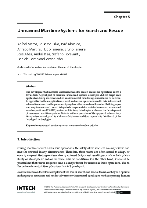 (PDF) Search and Rescue Robotics - From Theory to Practice