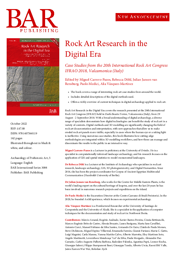 (PDF) Rock Art Research in the Digital Era