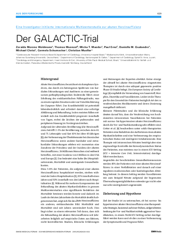 (PDF) Der GALACTIC-Trial
