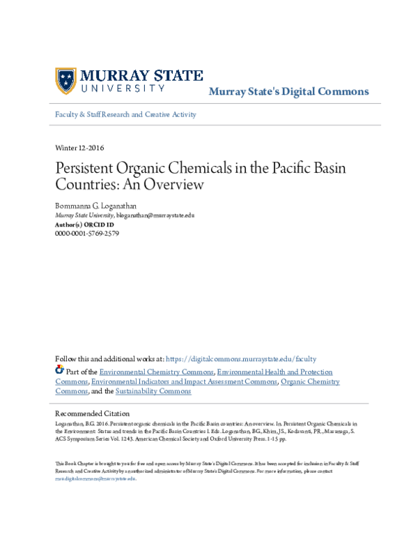 (PDF) Persistent Organic Chemicals in the Pacific Basin Countries: An ... (PDF) Persistent Organic Chemicals in the Pacific Basin Countries: An ...
