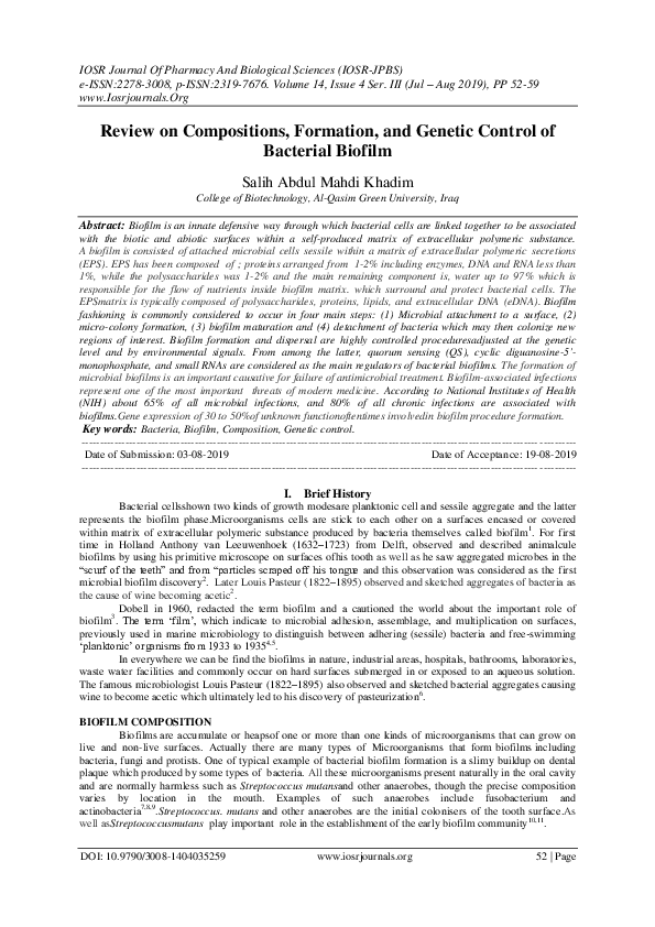(PDF) Review on Compositions, Formation, and Genetic Control of ...