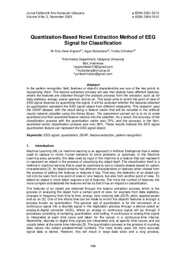 (PDF) Quantization-Based Novel Extraction Method Of EEG Signal For Classification