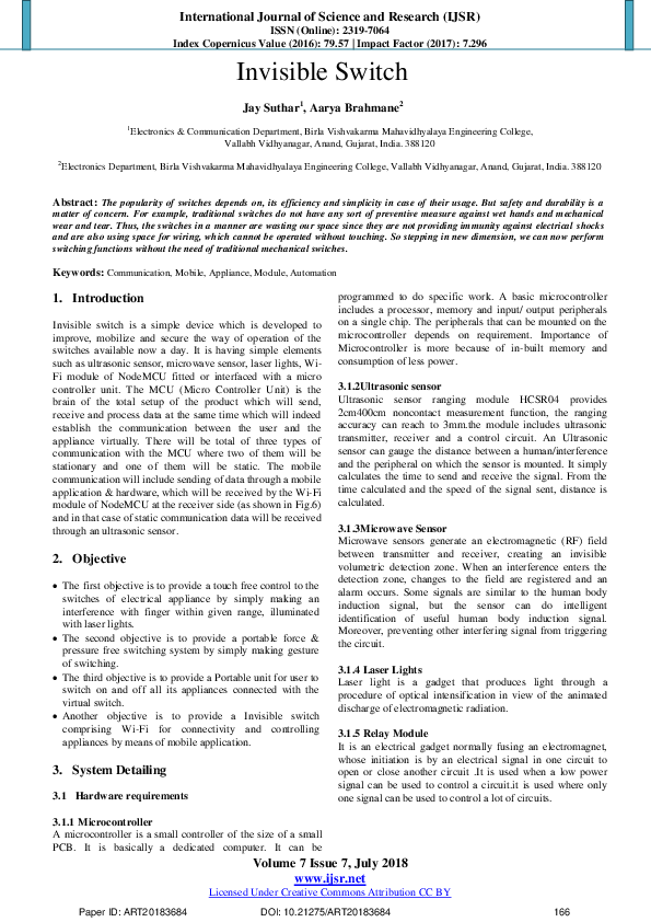 (PDF) Invisible Switch