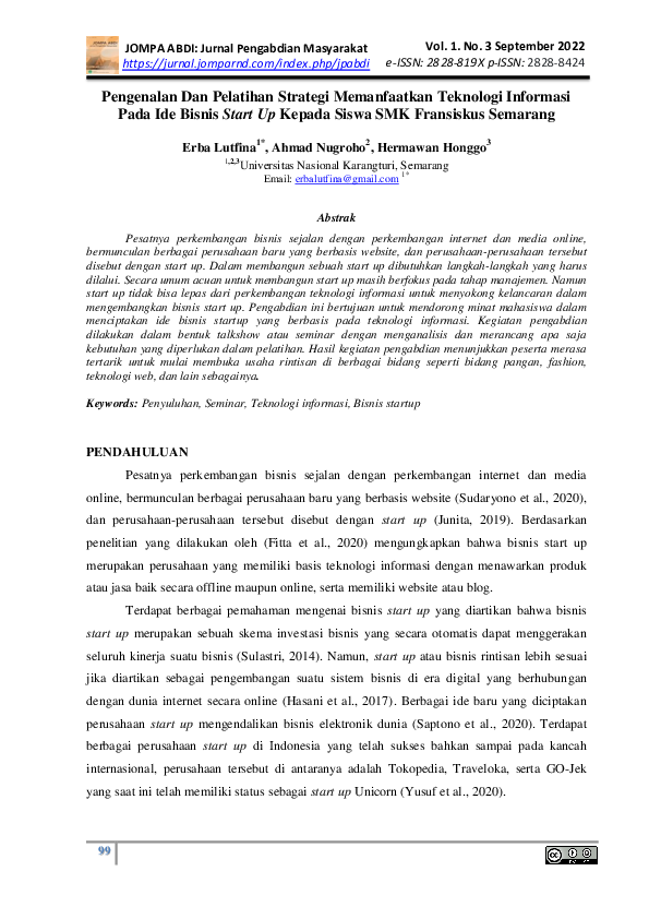(PDF) Pengenalan Dan Pelatihan Strategi Memanfaatkan Teknologi ...