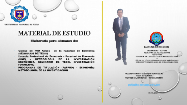 (PDF) . SERIE MATERIAL DE CLASE PROBLEMA DE INVESTIGACIÓN FE UNP