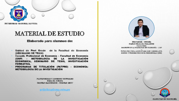 (PDF) . SERIE MATERIAL DE CLASE EL TÍTULO DE LA INVESTIGACIÓN FE UNP