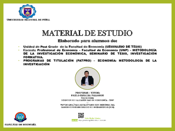 (PDF) . SERIE MATERIAL DE CLASE TÉCNICAS DE PARAFRASEO FE UNP