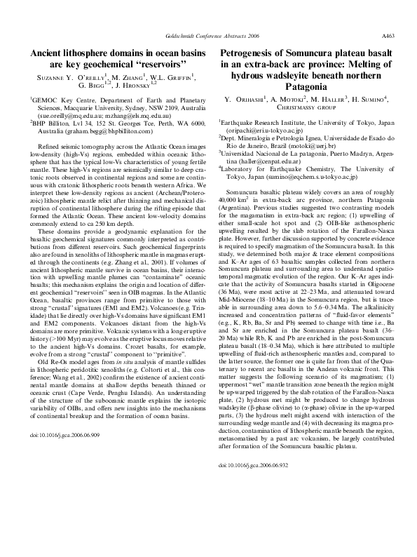 (PDF) Petrogenesis of Somuncura plateau basalt in an extra-back arc ...