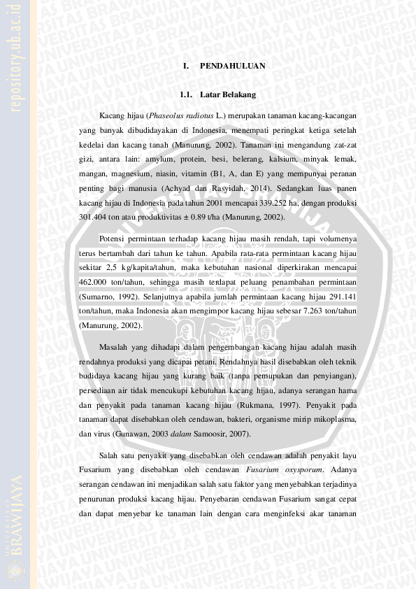 (PDF) EKSPLORASI JAMUR ENDOFIT PADA DAUN KACANG HIJAU (Phaseolus ...