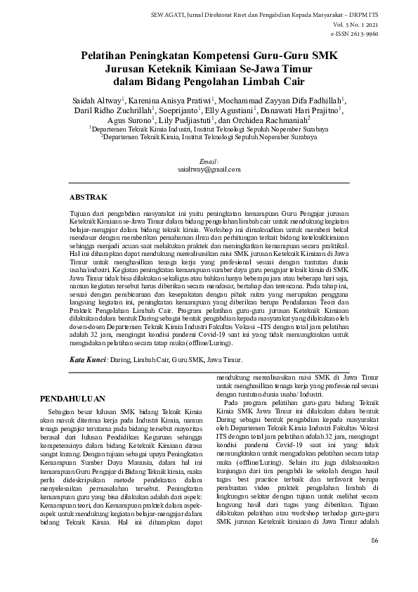 (PDF) Pelatihan Peningkatan Kompetensi Guru-Guru SMK Jurusan Keteknik ...