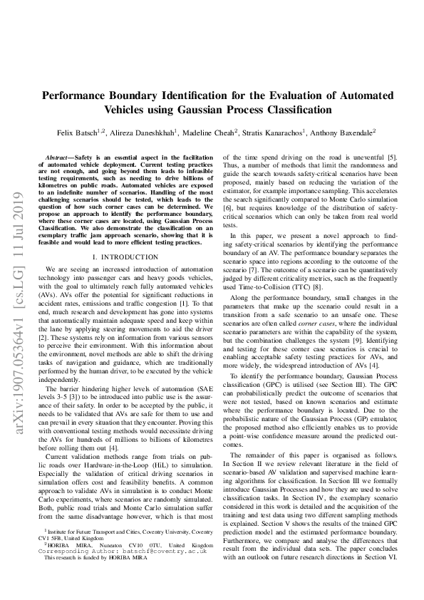 (PDF) Performance Boundary Identification for the Evaluation of ...