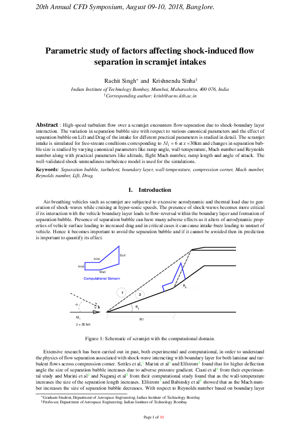 (PDF) Parametric study of factors affecting shock-induced flow ...