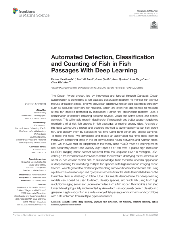 (PDF) Automated Detection, Classification and Counting of Fish in Fish ...