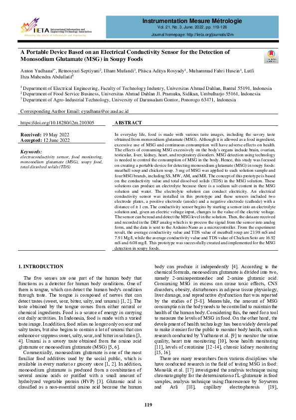 Pdf A Portable Device Based On An Electrical Conductivity Sensor For 6736