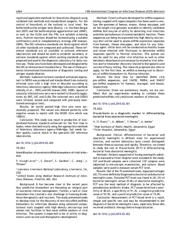 (PDF) Procalcitonin as a diagnostic marker in differentiating bacterial ...