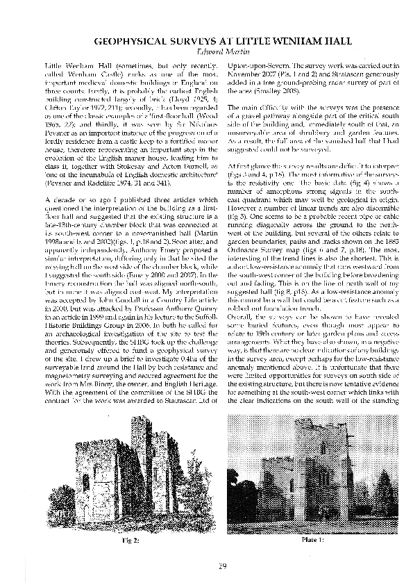 (PDF) Geophysical Surveys at Little Wenham Hall
