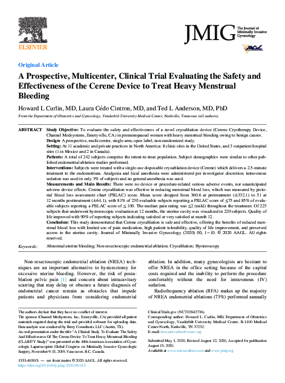 (PDF) A prospective multicenter clinical trial evaluating the efficacy ...