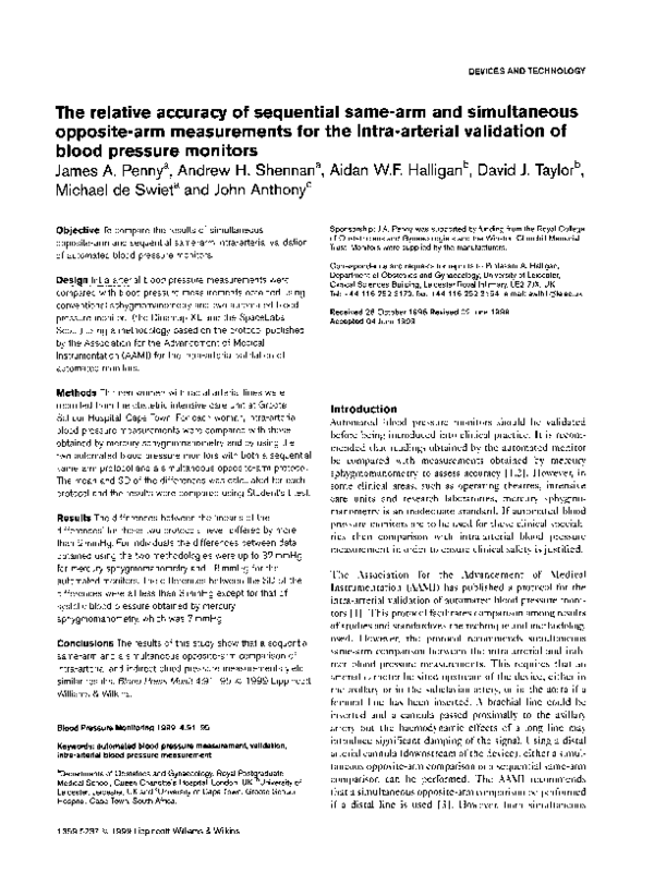 (PDF) The relative accuracy of sequential same-arm and simultaneous ...