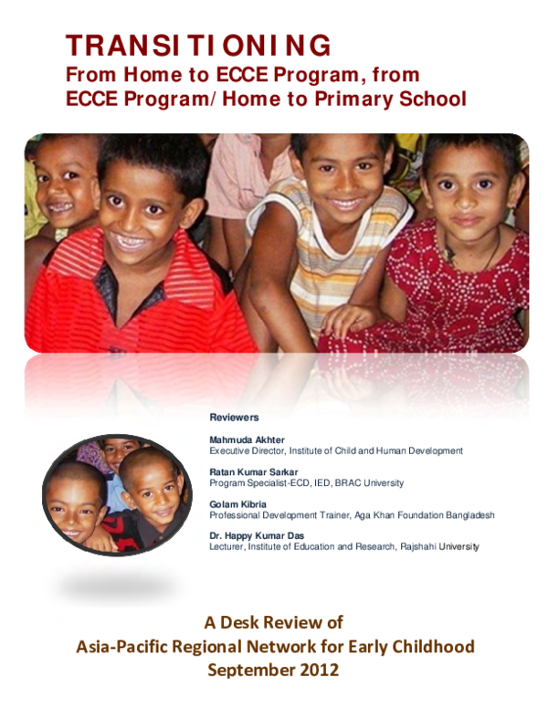 (PDF) TRANSITIONINGHome to ECCE Program, from