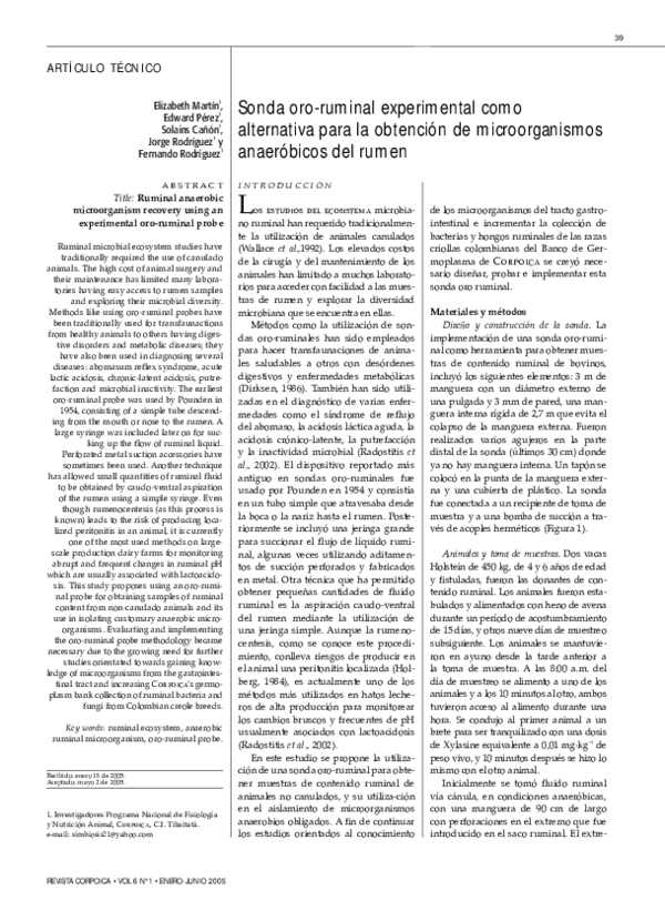 (PDF) Sonda oro-ruminal experimental como alternativa para la obtención de microorganismos ...