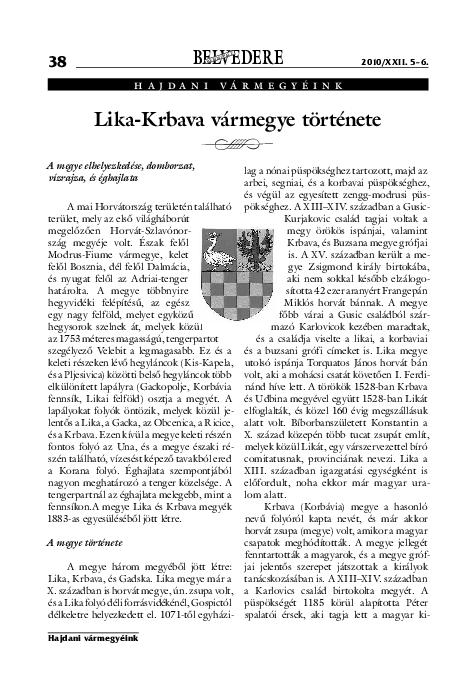 (PDF) Lika-Krbava vármegye története