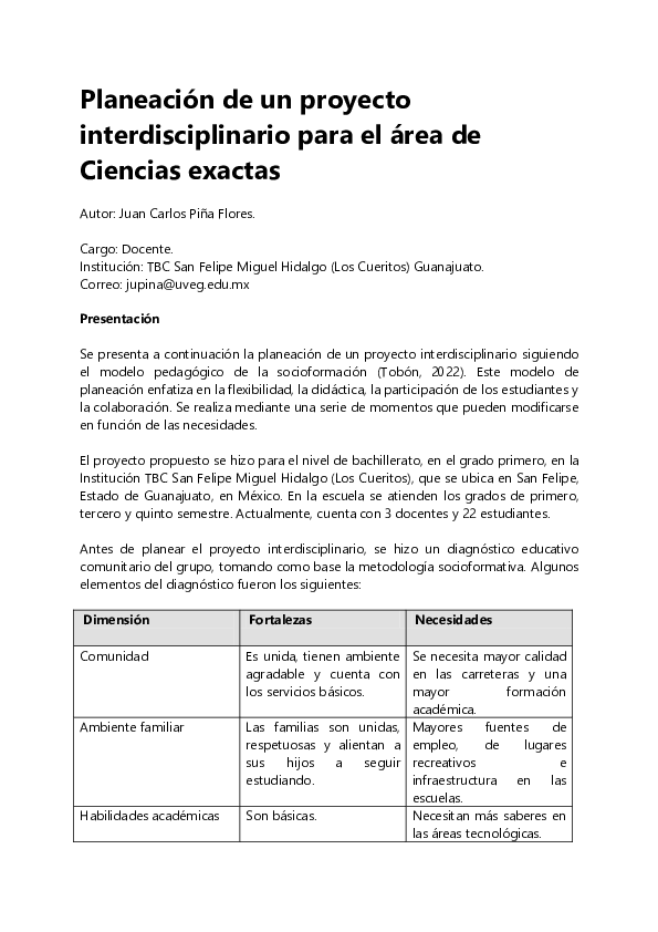 (PDF) Proyecto General