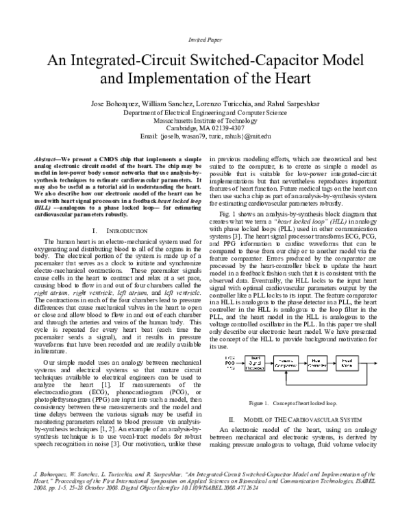(PDF) An integrated-circuit switched-capacitor model and implementation ...