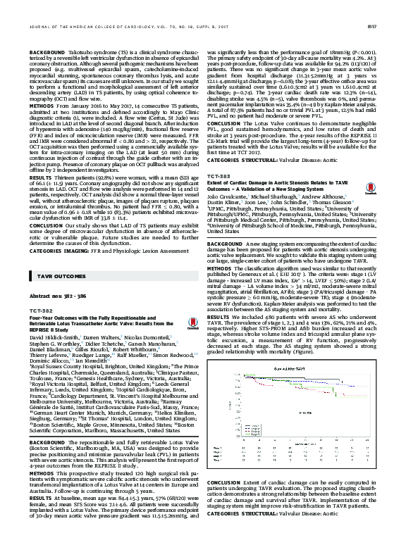 (PDF) TCT-382 Four-Year Outcomes with the Fully Repositionable and ...
