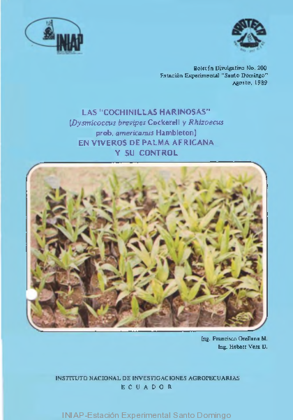 (PDF) Las" Cochinillas Harinosas"(Dysmicoccus brevipes Cockerell y ...