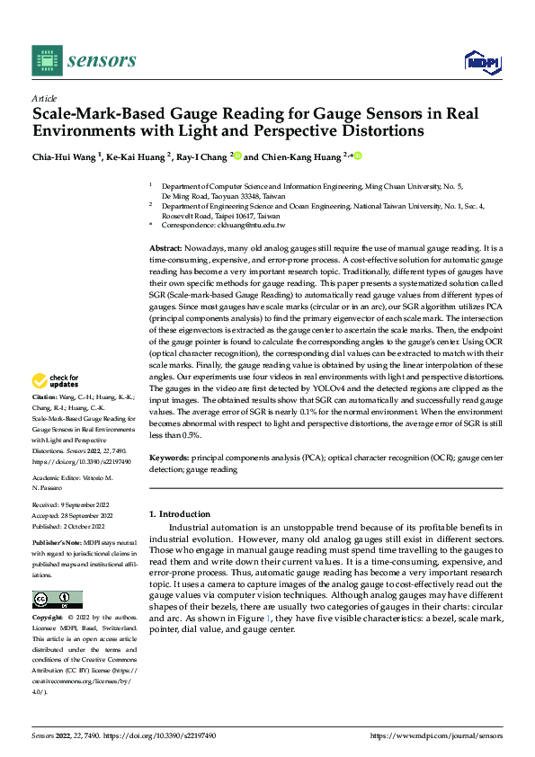 (PDF) Scale-Mark-Based Gauge Reading for Gauge Sensors in Real ...