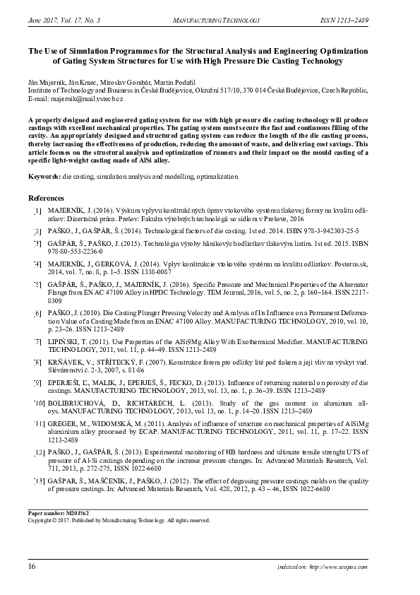 (PDF) The Use of Simulation Programmes for the Structural Analysis and Engineering Optimization ...