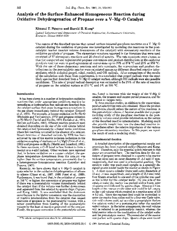 (PDF) Analysis of the surface-enhanced homogeneous reaction during ...